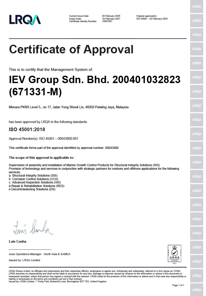 Certifications – IEV Group
